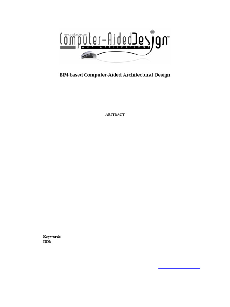 BIM-based Computer-Aided Architectural Design | PDF | Computer Aided Design | Building ...