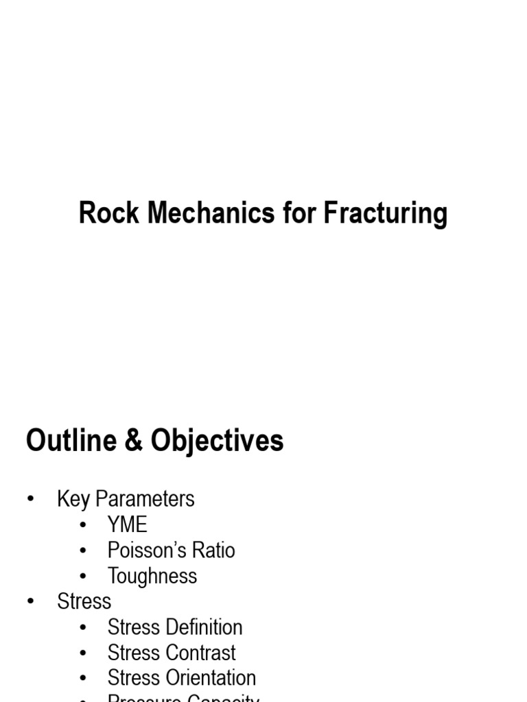 STM 06 - Rock Mechanics | PDF | Stress (Mechanics) | Pressure
