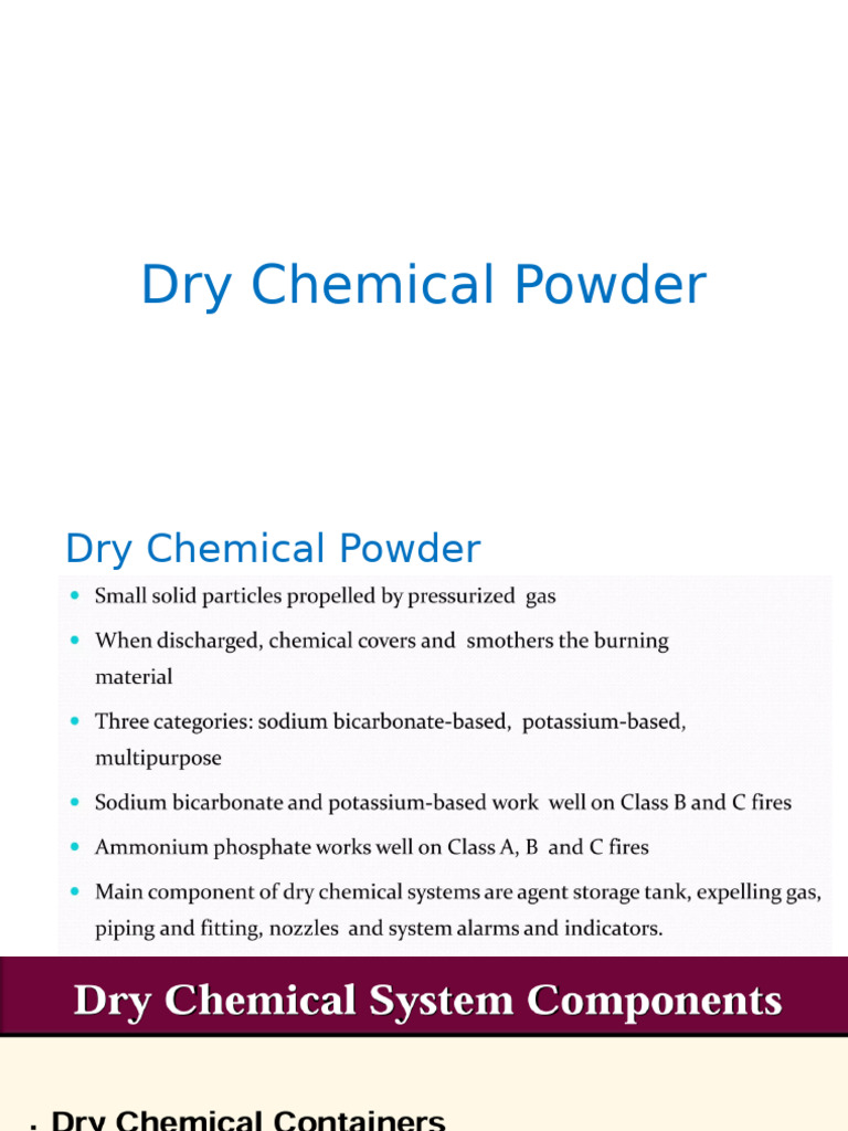 Dry Chemical Powder | PDF