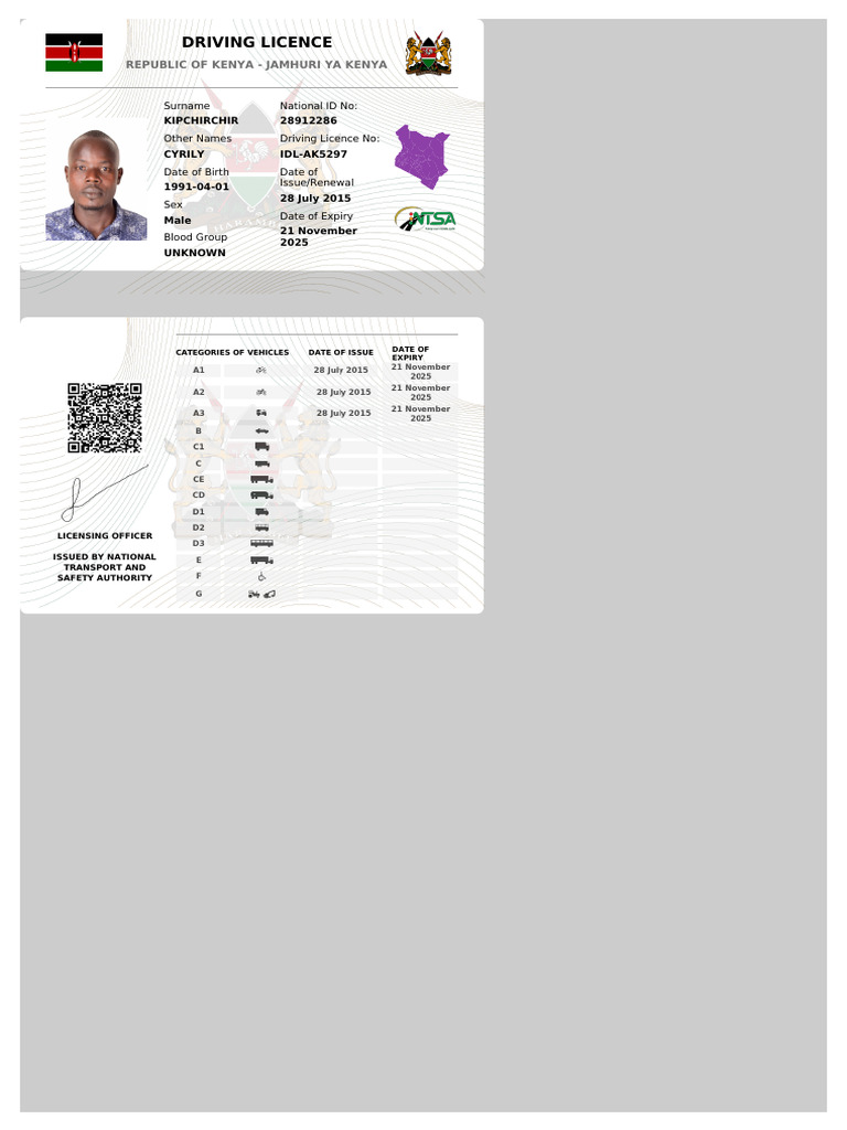 DLR-OLWUYLEKB-Electronic Driving License | PDF