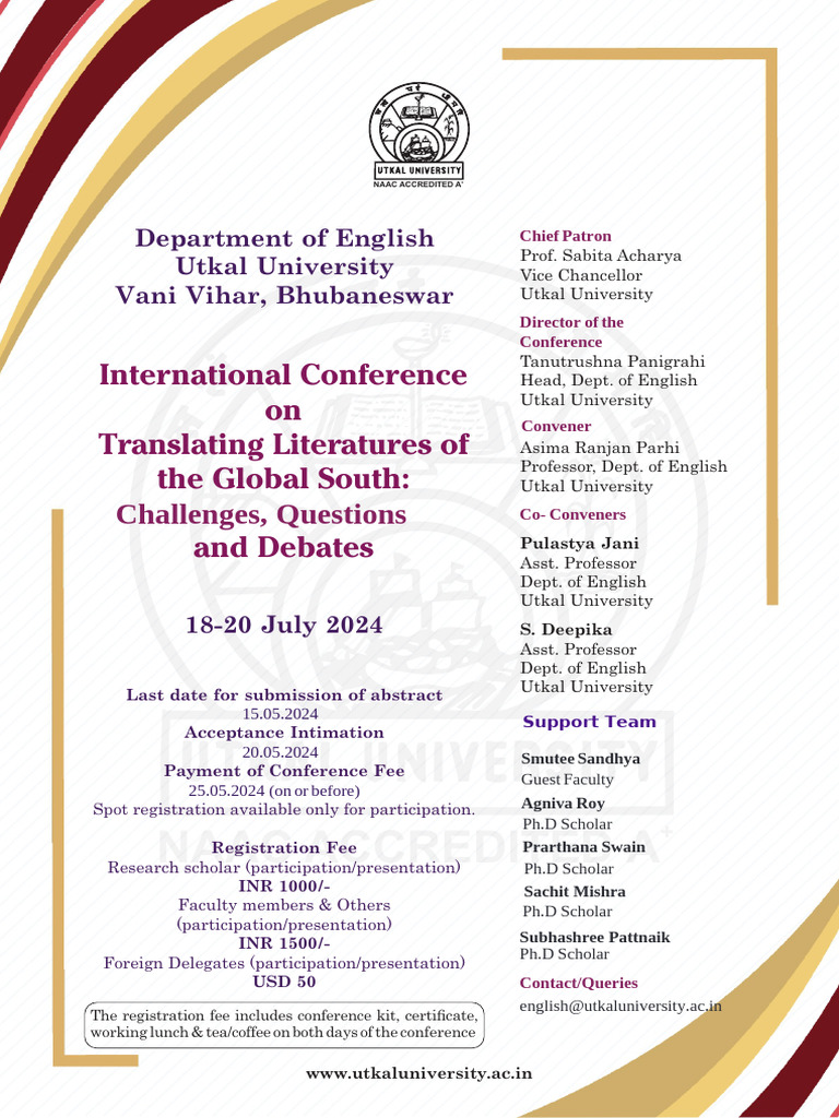 Global South Literature Translation Conference 2024 | PDF | Translations