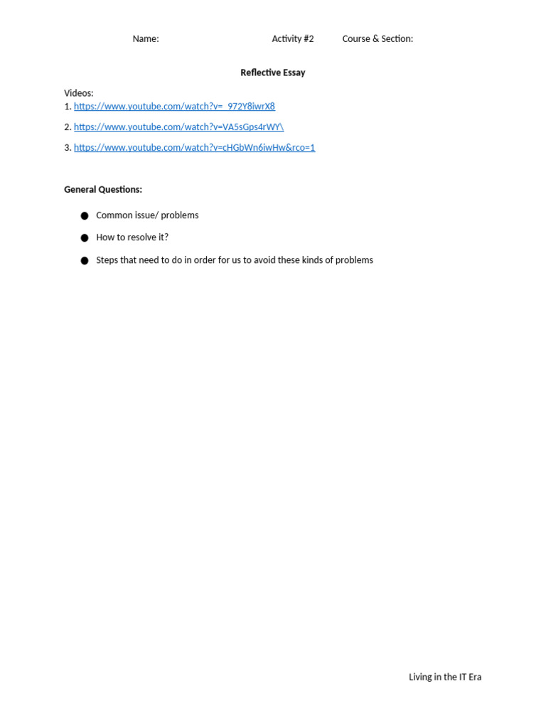 Activity2 LITE | PDF