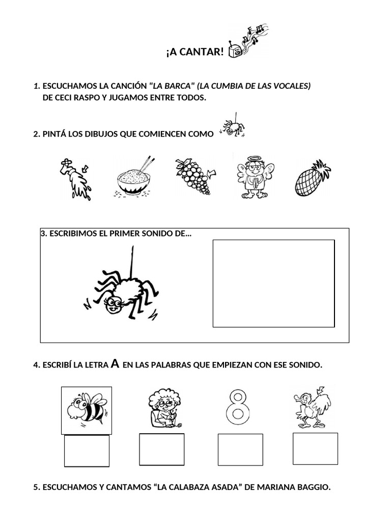 Los Sonidos y Las Letras | PDF