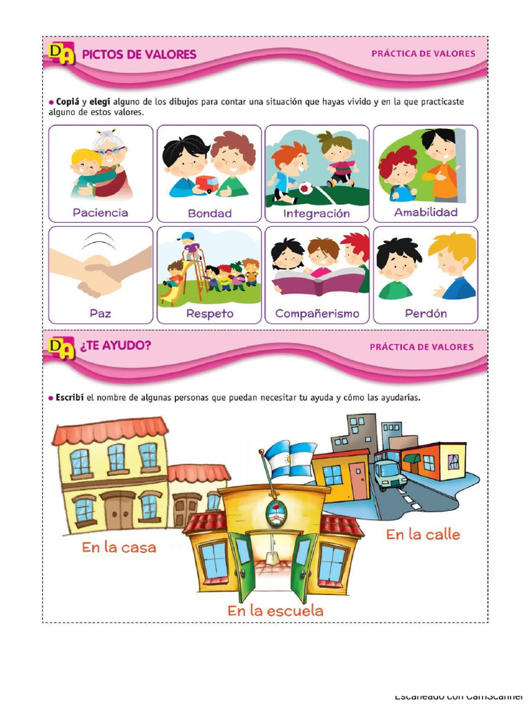 038 Póster 3 EDIBA Práctica de Valores | PDF