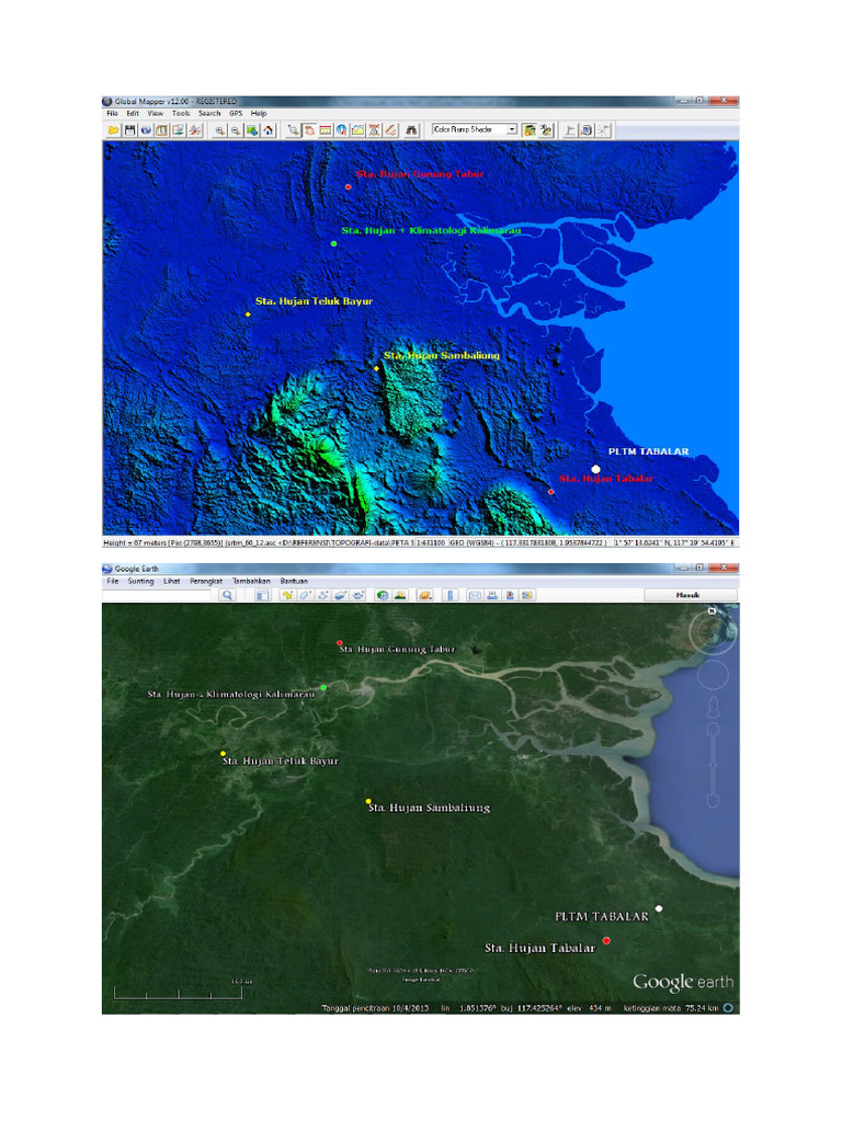 Tabalar Peta Dem 2015 (Rev'2015) | PDF