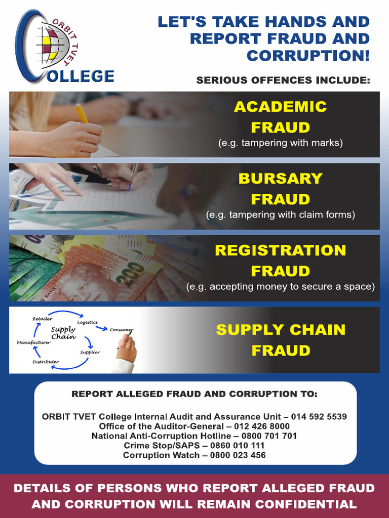 Anti Fraud Poster | PDF