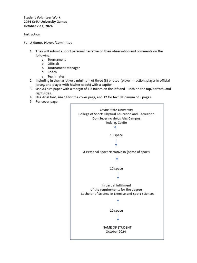 Student Volunteer Work | PDF