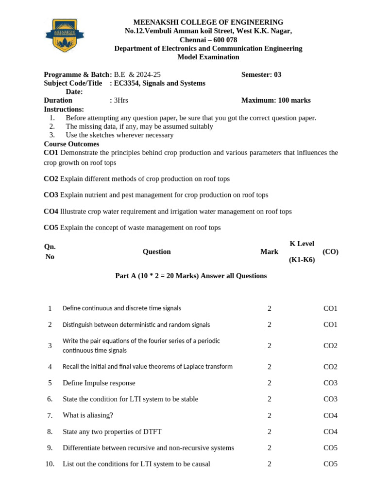 Model QP format (2) | PDF | Laplace Transform | Mathematics