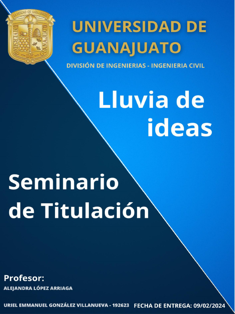 Lluvia de Ideas - Uriel Villanueva | PDF | Finanzas y administración ...