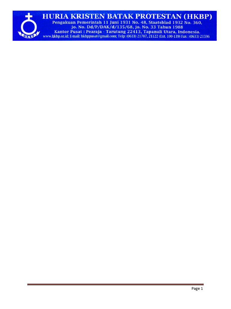 Surat Pastoral Ephorus HKBP - Pilkada 2024 Bhs Ind (1) Final | PDF | Hukum | Agama & Spiritualitas