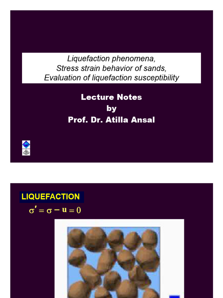 2 Liquefaction | PDF | Geotechnical Engineering | Physical Sciences