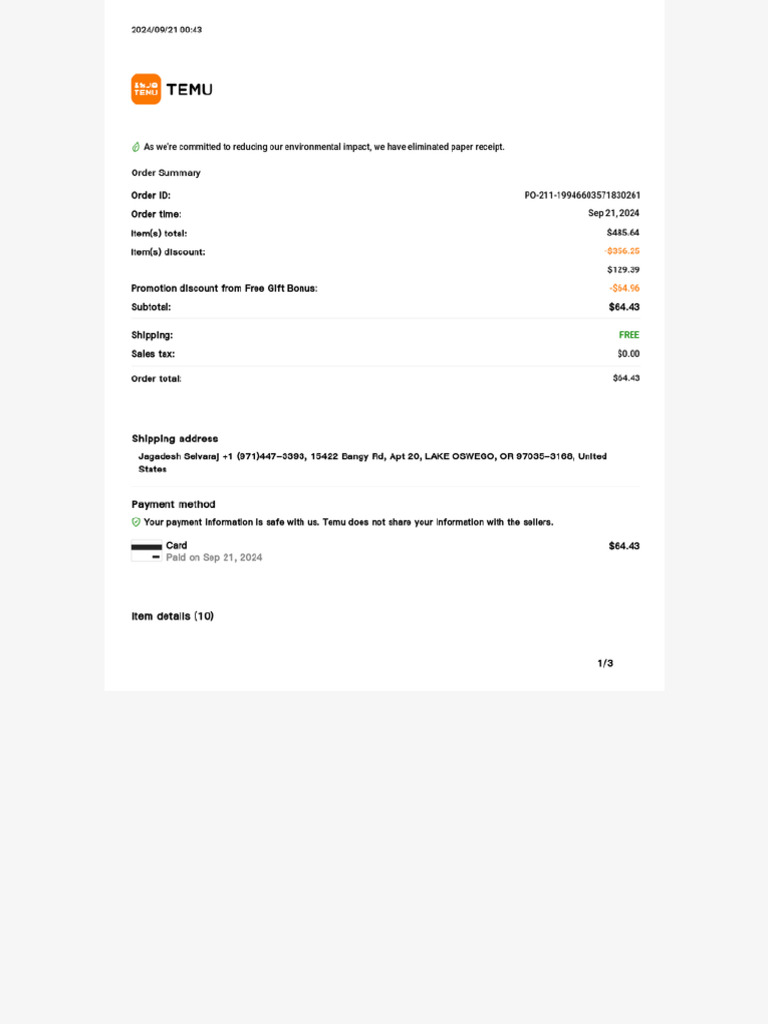 Temu Web Document | PDF