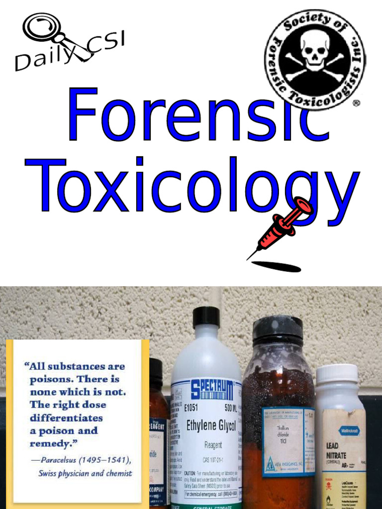 Understanding Poisons and Toxicology | PDF | Poison | Toxicology