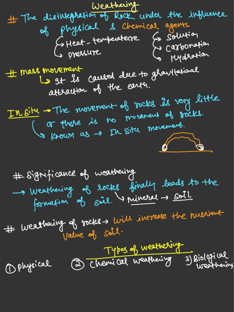Weathering | PDF | Weathering | Earth Sciences