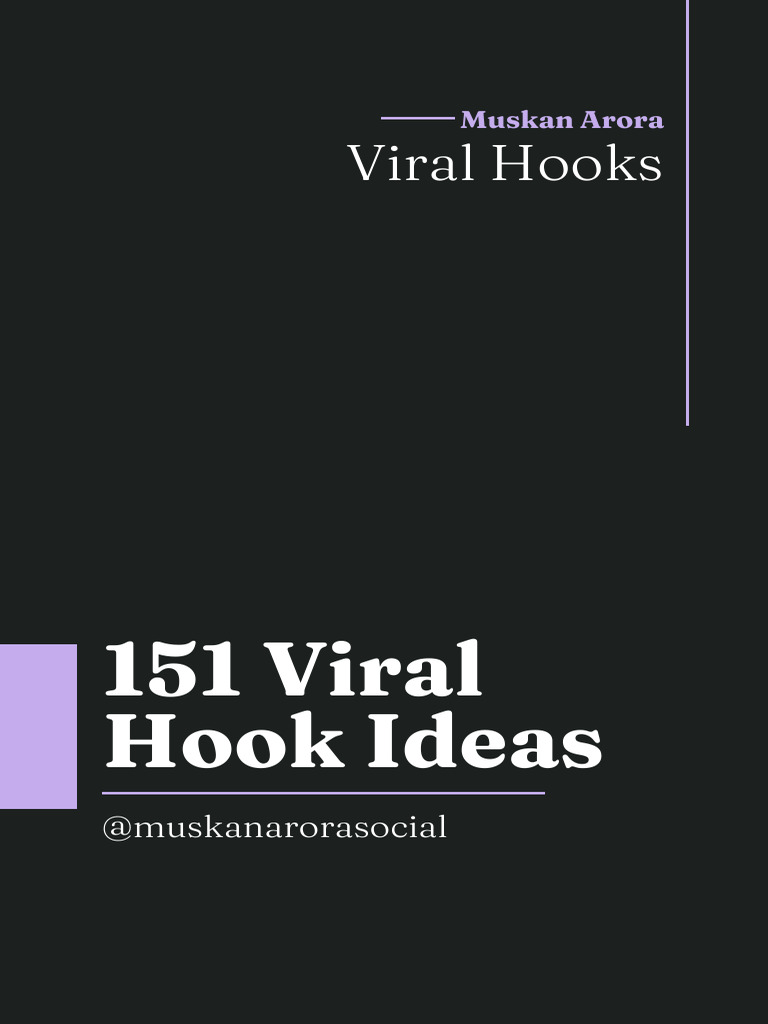 151 Viral Hook Ideas for Engagement | PDF | Truth