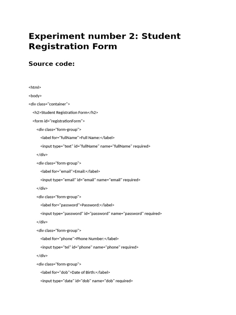 Experiment Number 2 | PDF | Access Control