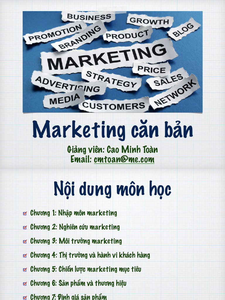 C1 Nhap Mon Marketing | PDF