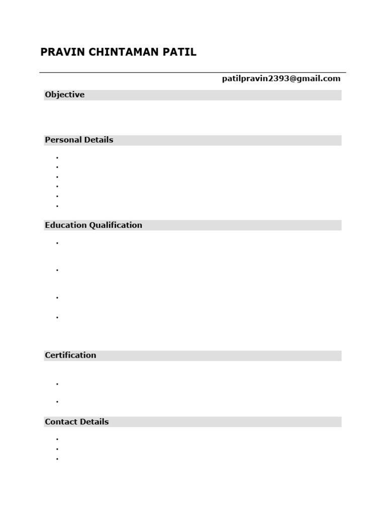 Pravin Chintaman | PDF