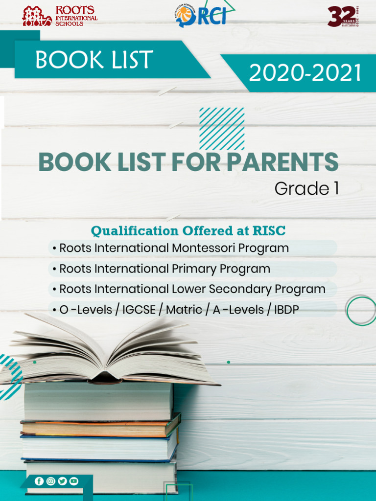 BOOKLIST RIS Final Class 1 | PDF | Islamabad | World Politics