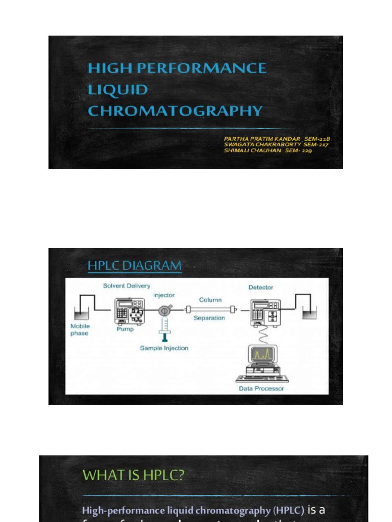 HPLC Presentation | PDF