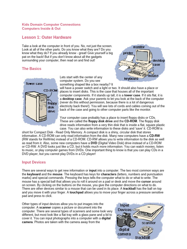 Understanding Computer Hardware Basics | PDF | Microsoft Windows ...