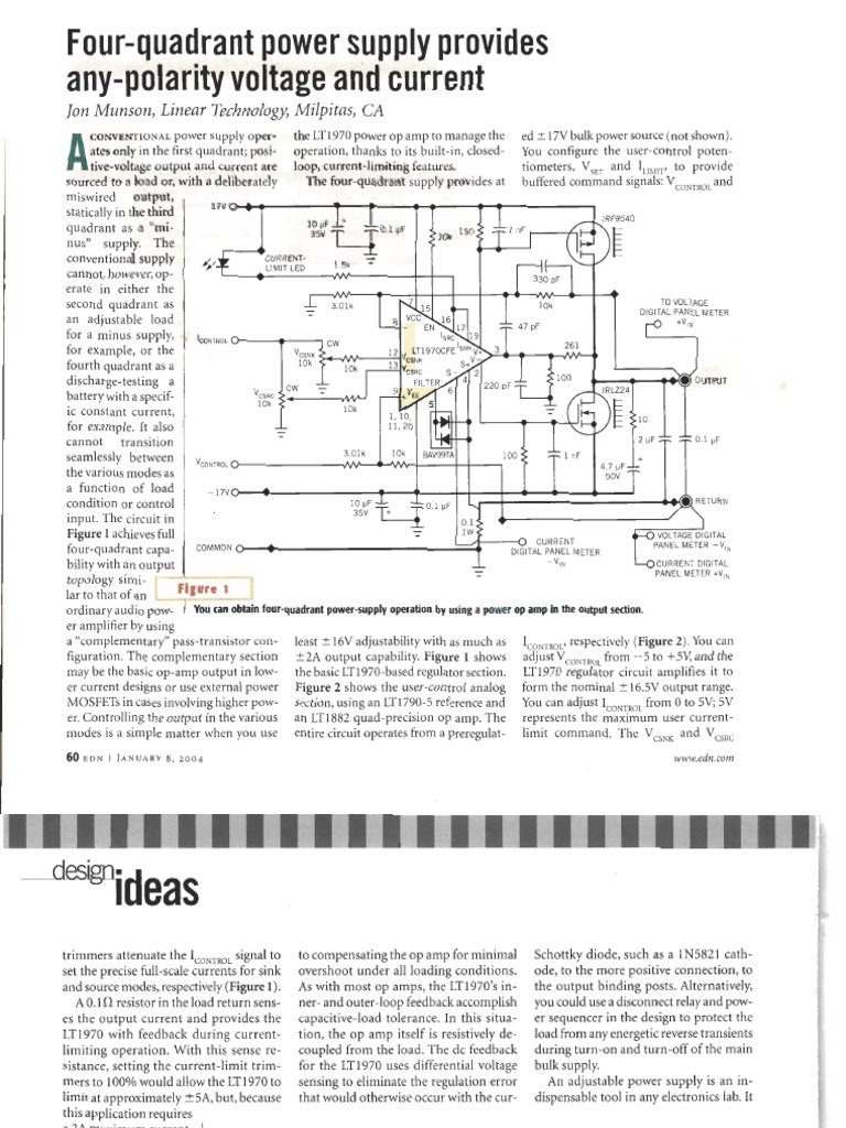 Four Quadrant Power Supply | PDF