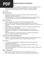Grade 12 Research Project Template | PDF | Qualitative Research ...
