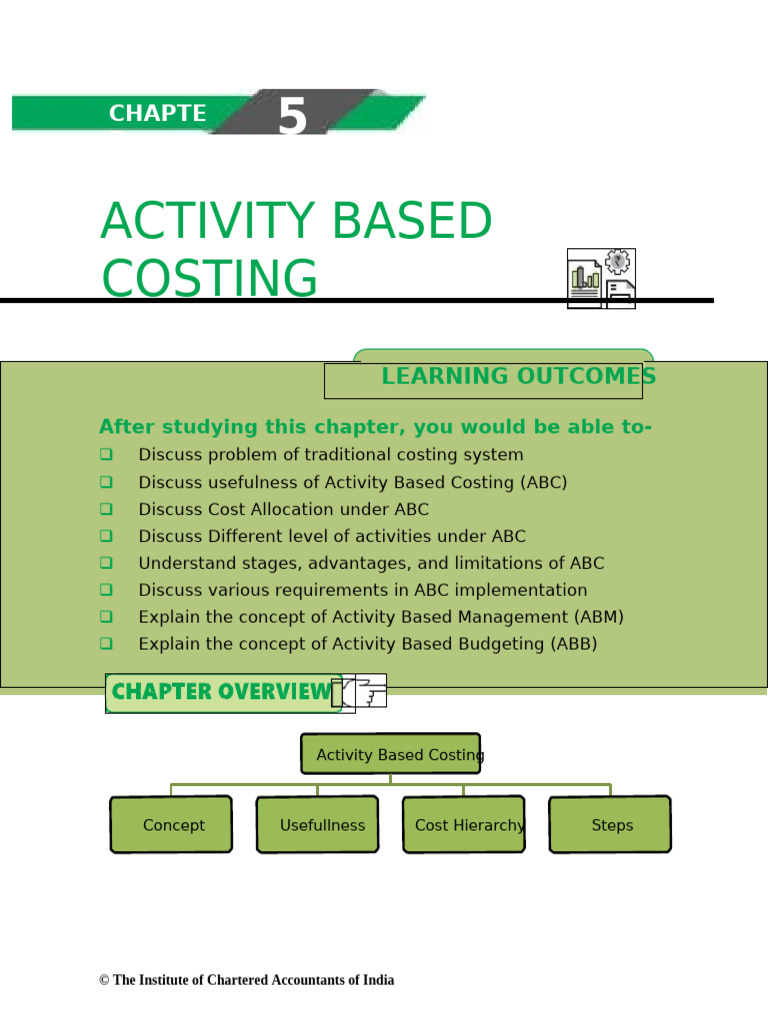 Activity Based Costing | PDF | Business Economics | Business
