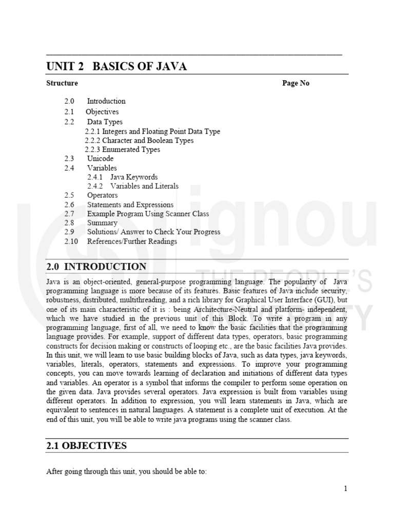 Unit-2 | PDF | Data Type | Integer (Computer Science)