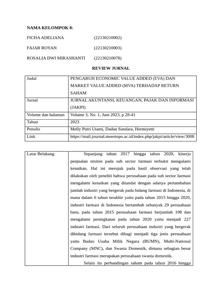 Tugas Aik Kel 8 - Pembahasan Dan Kesimpulan | PDF
