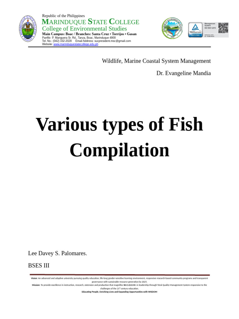 fish compilation | PDF | Fish