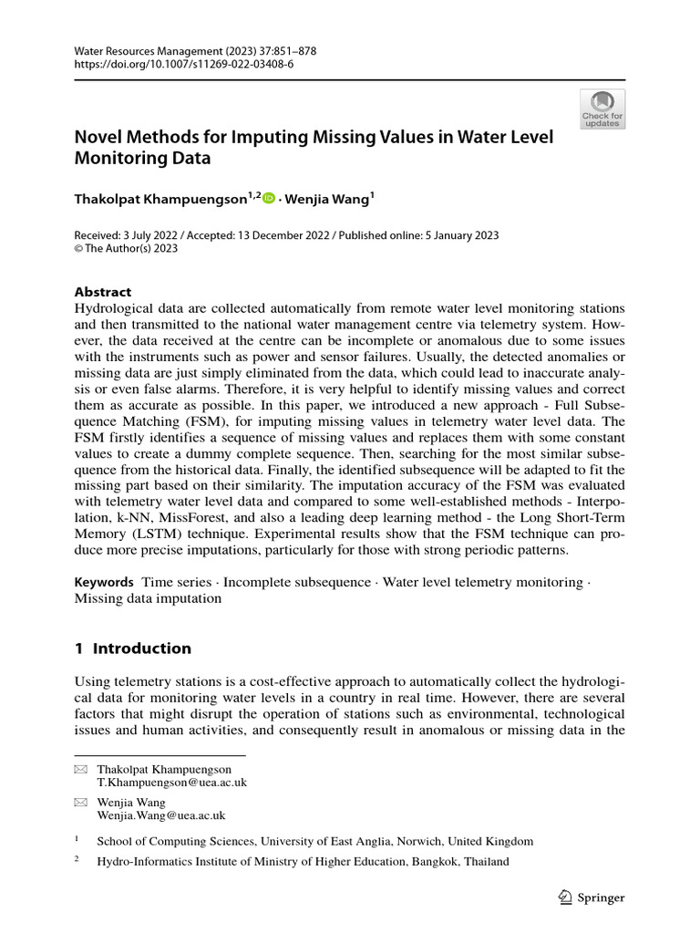 s11269-022-03408-6 | PDF | Machine Learning | Interpolation