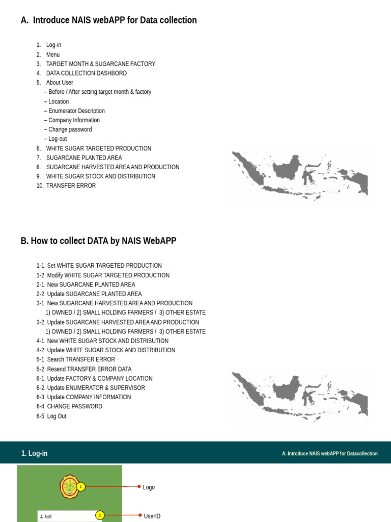 NAIS MobileWEB UserGuide | PDF | Sugarcane | Login