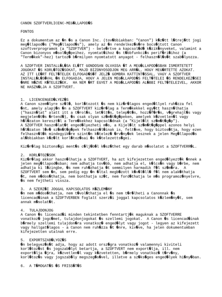 License Hungarian | PDF