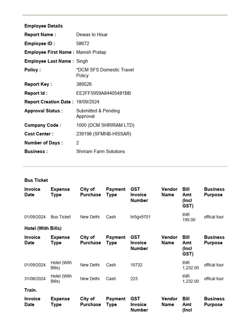 Report | PDF | Fee | Invoice