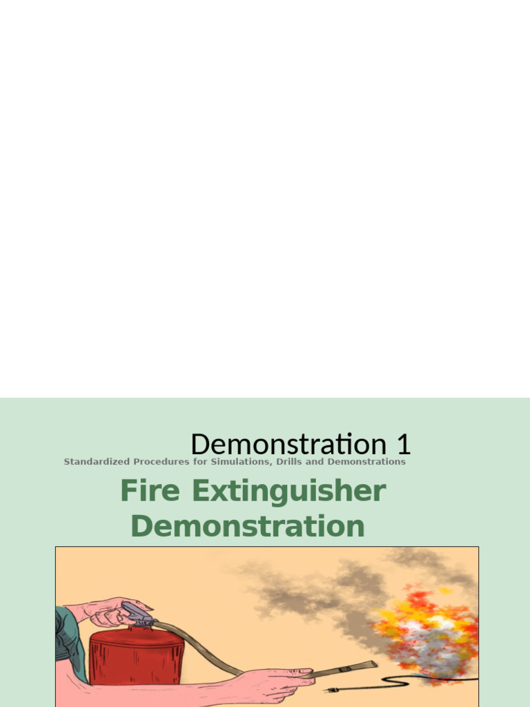 Fire Extinguisher Use Demonstration | PDF | Fires | Safety
