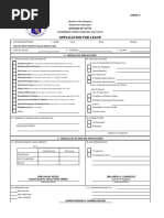 Leave Form 2023 | PDF | Parental Leave | Sick Leave