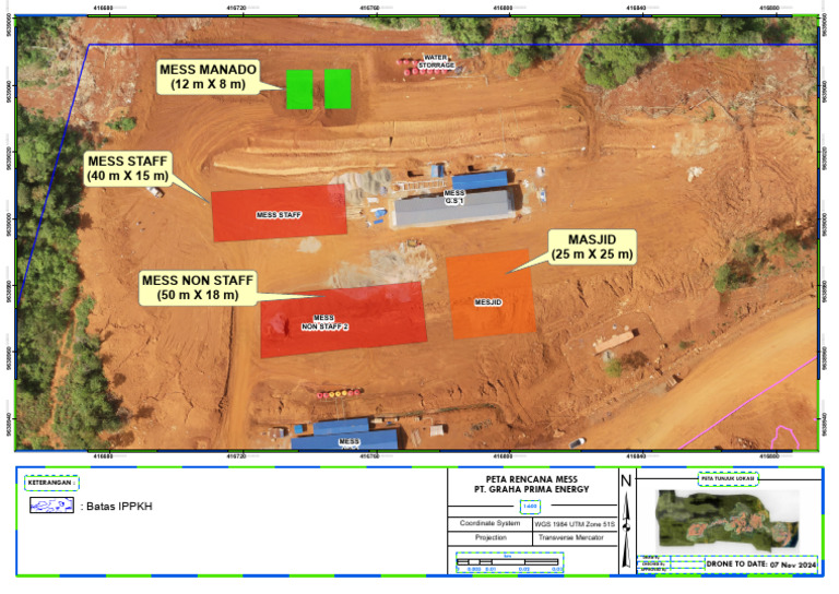 Peta Area Rencana Mess - Rev1 | PDF | Cartography | Geographical Technology