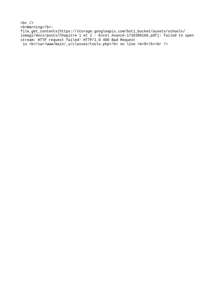 Chapitre 1 Et 2 - Excel Avancé-1730388166 | PDF | Computers