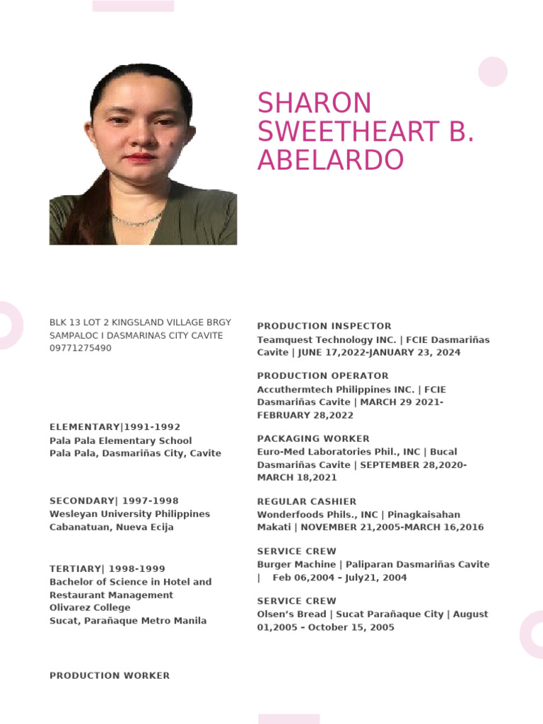 Sharon Sweetheart B | PDF