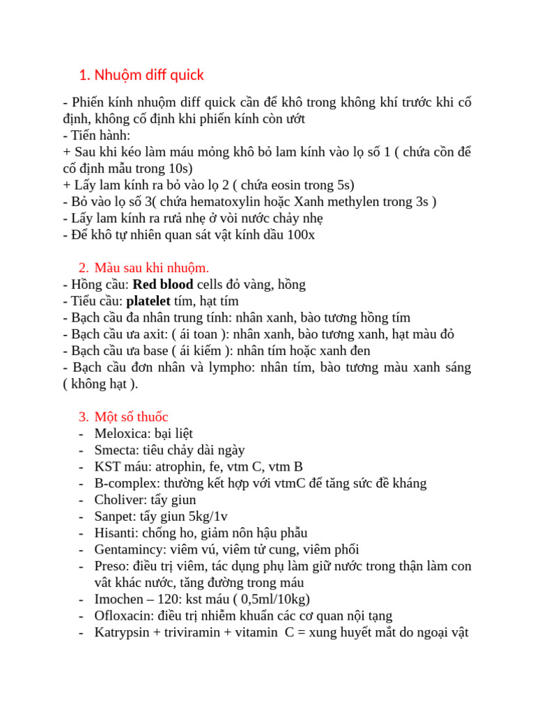 Nhu M Diff Quick | PDF