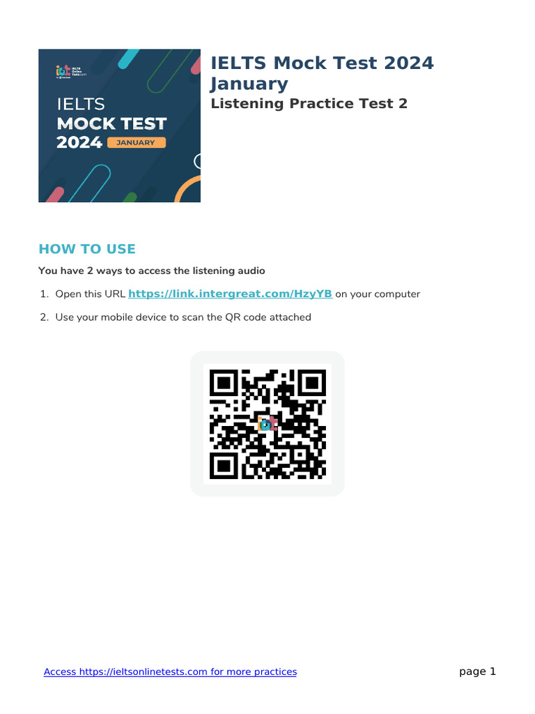 Listening | PDF | Qr Code | Cave