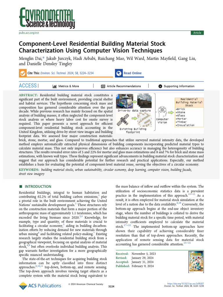 Component-Level Building Material Analysis | PDF | Image Segmentation ...