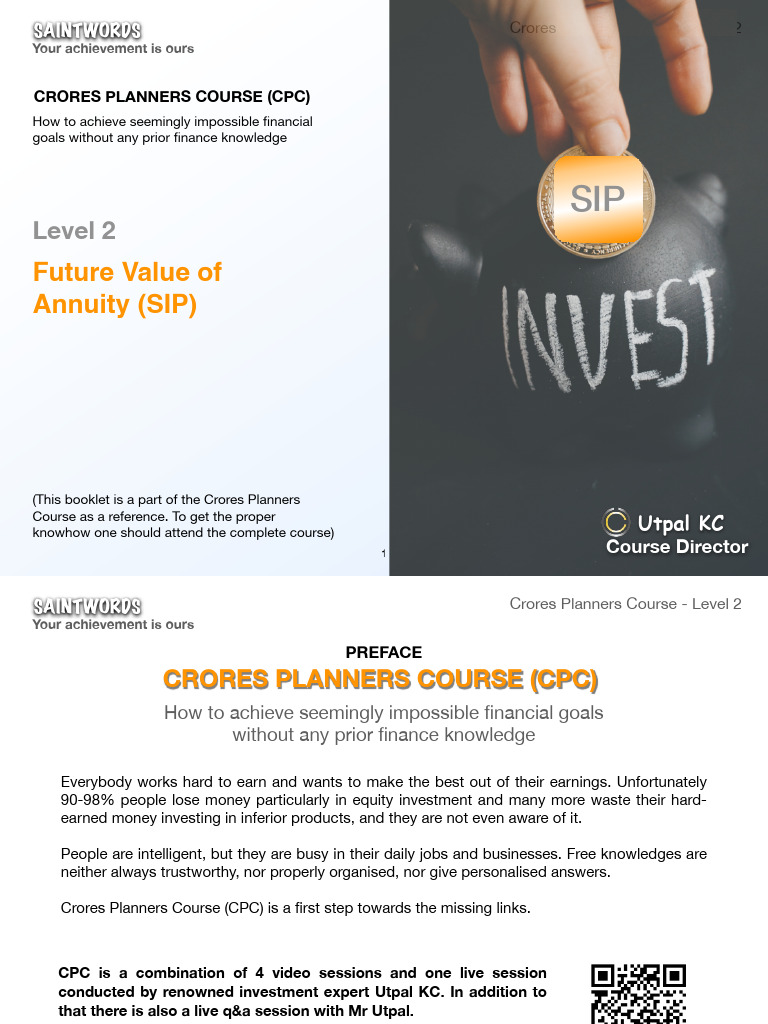 CPC Level 2 Booklet | PDF | Investing | Money