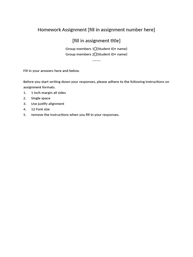Group Assignment Turn-In Format | PDF | Career & Growth | Teaching ...
