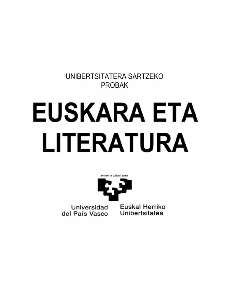 EUSKERA (Seleko Azterketak) | PDF