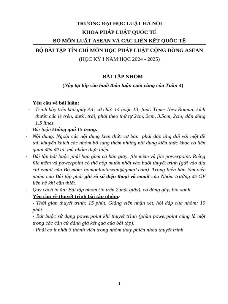 Bo Bai Tap ASEAN - HKI - 2425 Final | PDF