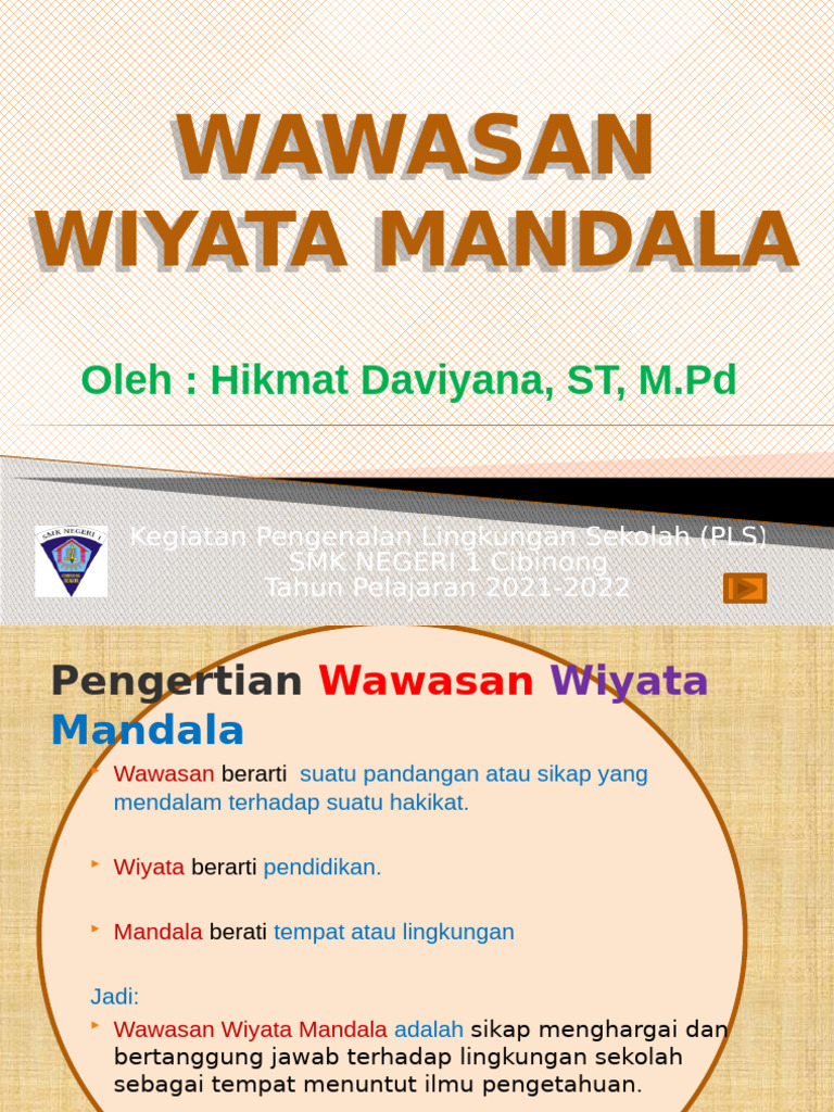 Wawasan Wiyata Mandala 2021 | PDF