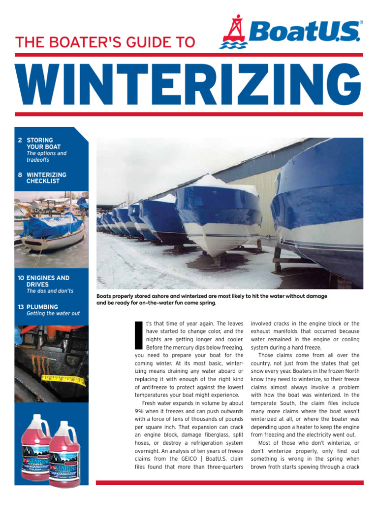 The Boaters Guide To Winterizing | PDF | Battery Charger