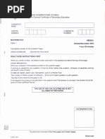 BGCSE Math Past Papers Collection | PDF